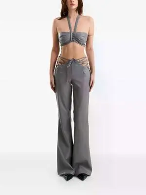 LIKA Lace-up Flared Trousers