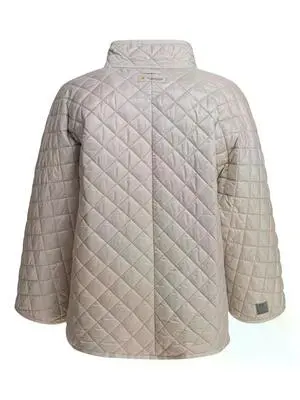 Max Mara Delfina Quilted Zip-front Jacket - Neutrals
