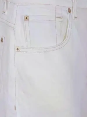 7 For All Mankind Wide-leg Jeans - White