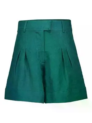 PAULA Pleated High-waisted Shorts