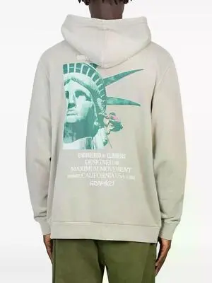 Gramicci Graphic-print Hoodie - Neutrals