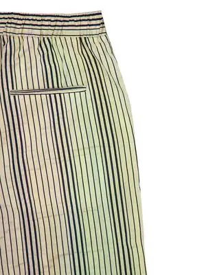 Commas Striped Elasticated-waist Trousers