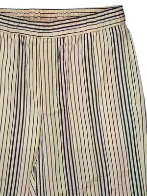 Commas Striped Elasticated-waist Trousers