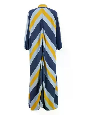 PAULA Chevron-patterned Maxi Dress