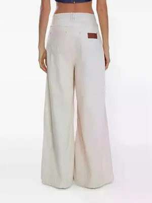AMAPO Back-patch Wide-leg Jeans