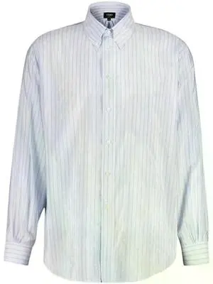 Fendi Pinstriped Shirt - Blue