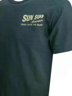 SUN SURF Graphic-print Cotton T-shirt