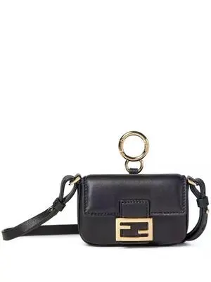 Fendi Baguette Charm Bag - Black