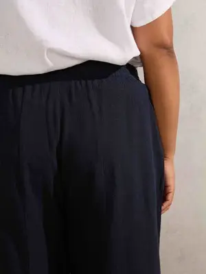 LIVE UNLIMITED Linen Mix Tapered Pants