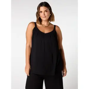 LIVE UNLIMITED Crinkle Gathered Cami