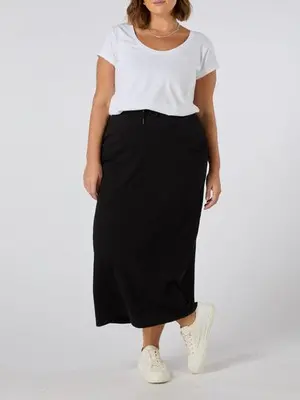 LIVE UNLIMITED Jersey Midi Skirt