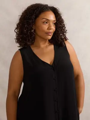 LIVE UNLIMITED Split Front Tunic