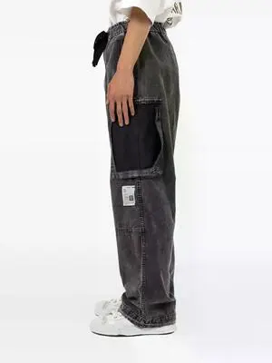 Mihara Yasuhiro Paneled Drawstring Jeans