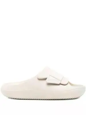 CROCS Mellow Luxe Strap-detail Slides - Neutrals