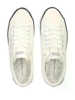 Tommy Hilfiger Logo Lace-up Sneakers - White