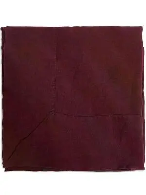 ONCE MILANO Medium Linen Tablecloth - Red
