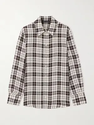Proenza Schouler Checked Twill Bronwen Shirt