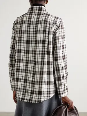 Proenza Schouler Checked Twill Bronwen Shirt