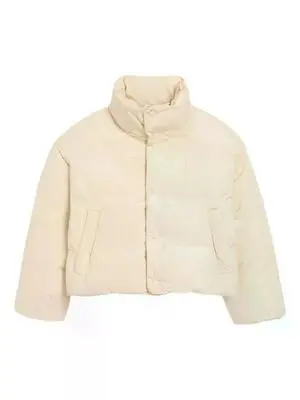 AMI Paris De Coeur Taffeta Jacket - Neutrals