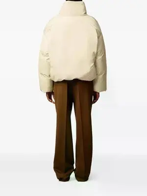 AMI Paris De Coeur Taffeta Jacket - Neutrals