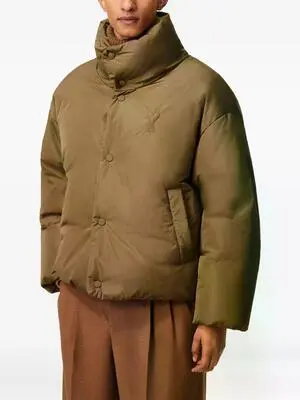 Ami Taffetas De Coeur Jacket - Brown