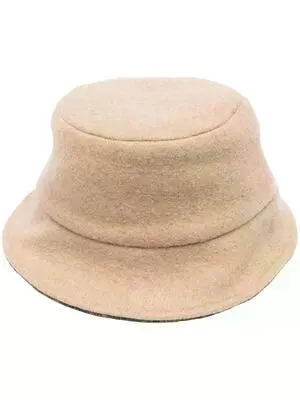 Fendi Felted Bucket Hat - Neutrals