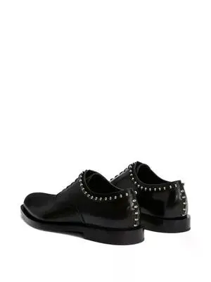 JIL SANDER Stud-embellished Oxford Shoes