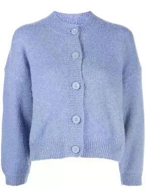 Rodebjer Button-up Long-sleeve Cardigan - Blue
