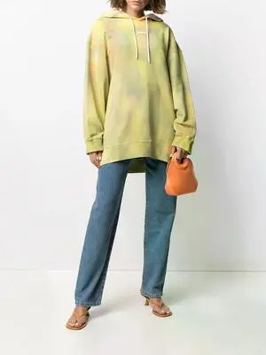 MSGM Pleat Detail Straight Leg Jeans