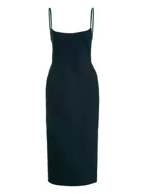 Ciao Lucia Sabina Open-back Midi Dress - Black