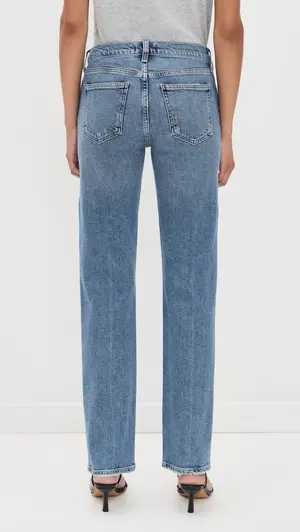 AGOLDE Low Rise Slim Leg Jeans
