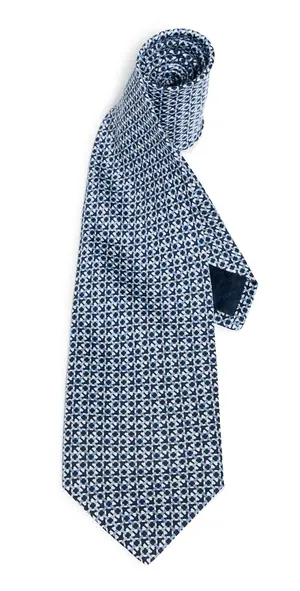 FERRAGAMO Silk Neck Tie F. Blu Scuro