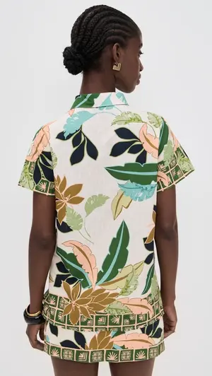 LITTLE LIES Tropical Linen Shirt