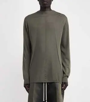 Rick Owens Virgin Wool Oversized Level Sweater