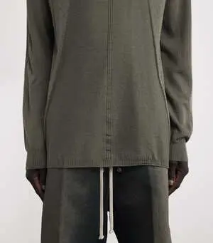 Rick Owens Virgin Wool Oversized Level Sweater