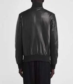 MOORER Leather Bomber Jacket