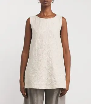 Max Mara Cotton-blend Textured Top