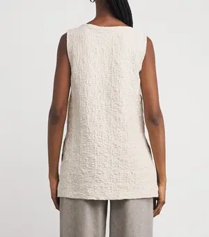 Max Mara Cotton-blend Textured Top