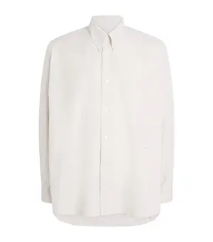Studio Nicholson Cotton Stripe Oversized Ruskin Shirt