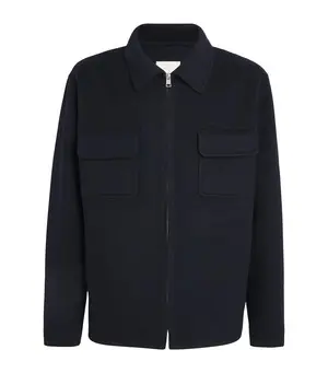 Sandro Wool-blend Zip-up Jacket