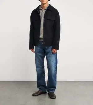 Sandro Wool-blend Zip-up Jacket