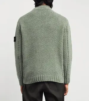 Stone Island Cotton Funnel Neck Sweater