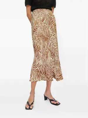 SAMSOE SAMSOE Alsop Zebra Print Skirt