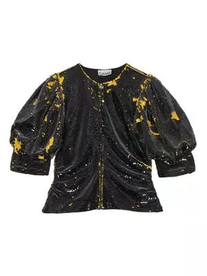 Ganni Sequined Blouses