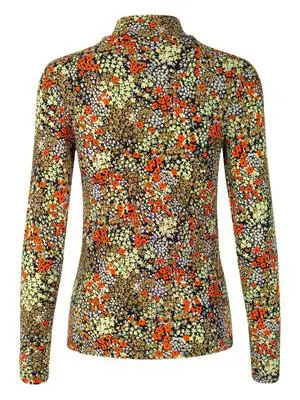 SAMSOE SAMSOE Floral Print Turtleneck Top