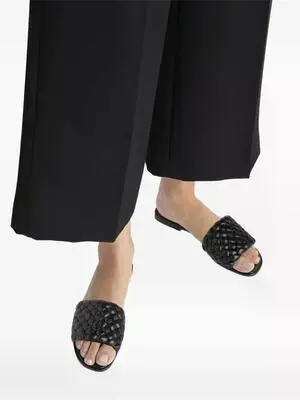 FLATTERED Minou Woven-leather Flat Sandals
