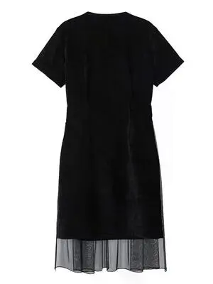 Andersson Bell Mesh Belted Midi Dress
