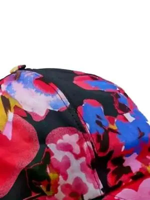 MSGM Floral-print Baseball Cap