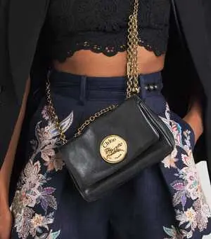 Chloé Heritage Small Shoulder Bag - Black