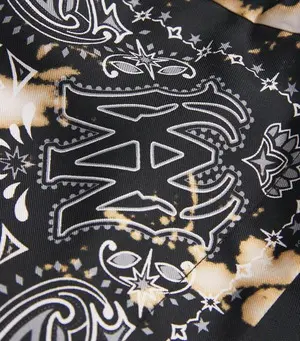 Amiri Silk Bleached Bandana Print Shorts